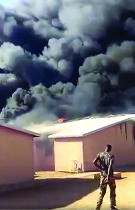 BDF houses burned down in third fire incident | Guardian Sun