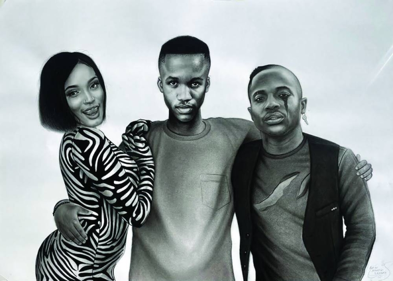 Dramaboi, Sasa Klaas, ATI immortalised in pencil art drawing | Guardian Sun